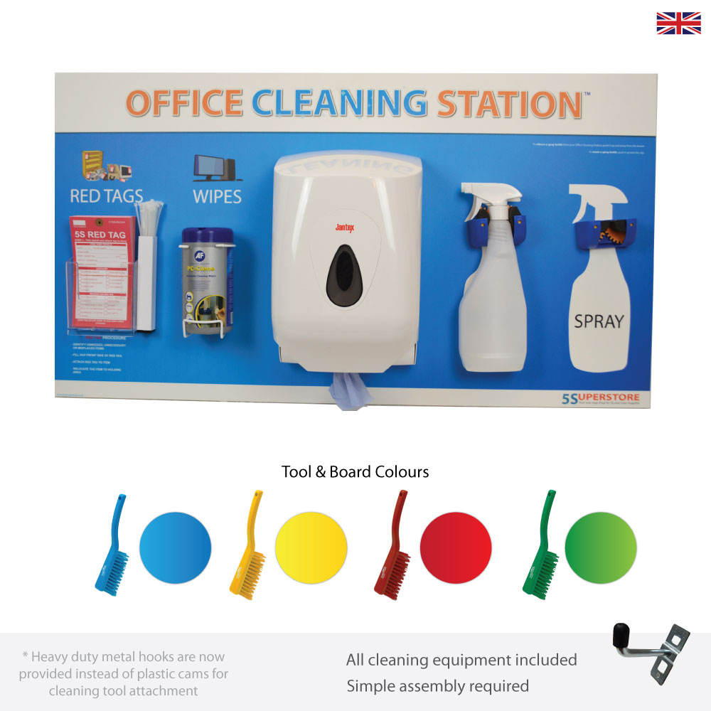 5S Office Cleaning Station from Go Industro