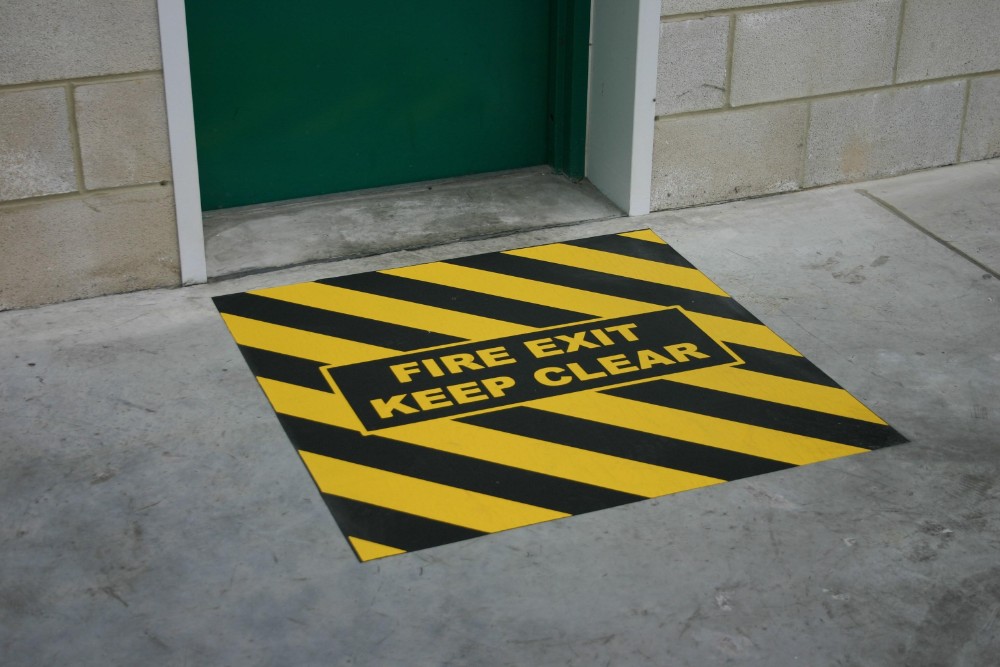 Fire Escape Floor Markings from Go Industro