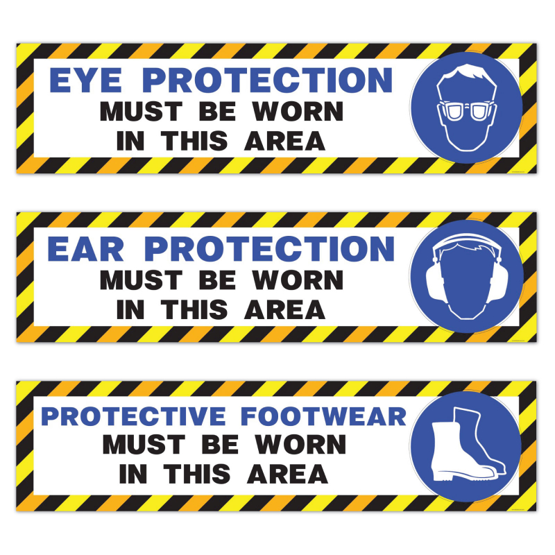 Mandatory PPE Safety Sign from Go Industro