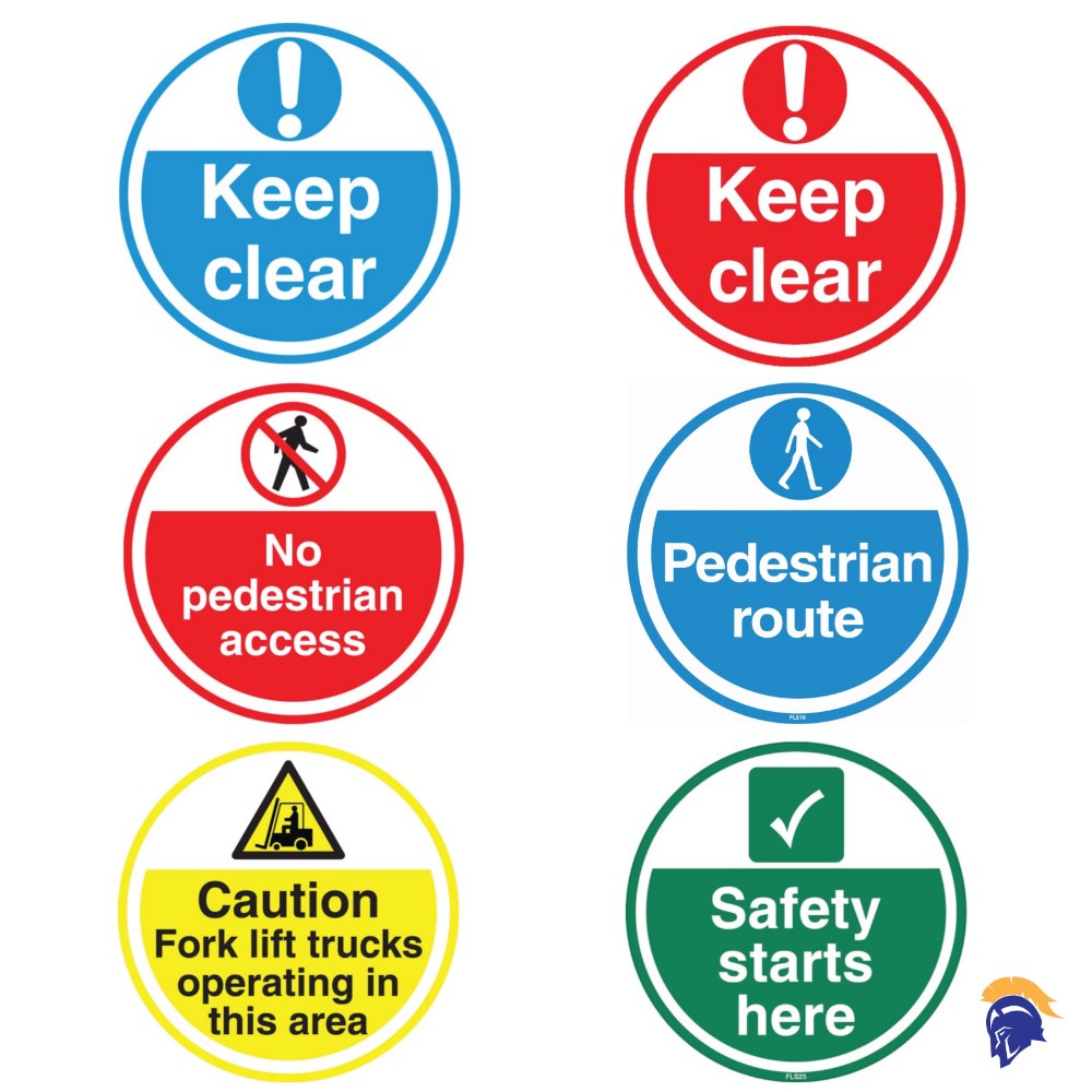 Safety Floor Stickers from Go Industro