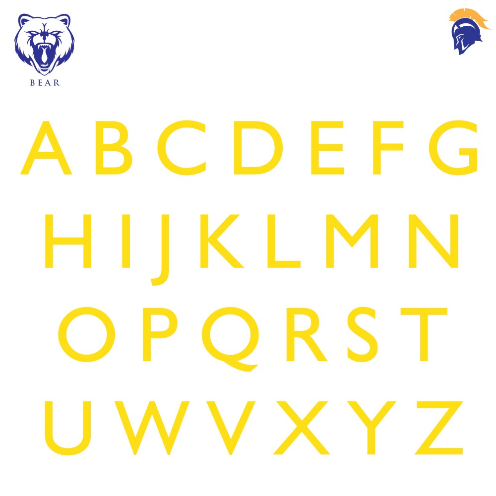 Warehouse Floor Letters from Go Industro