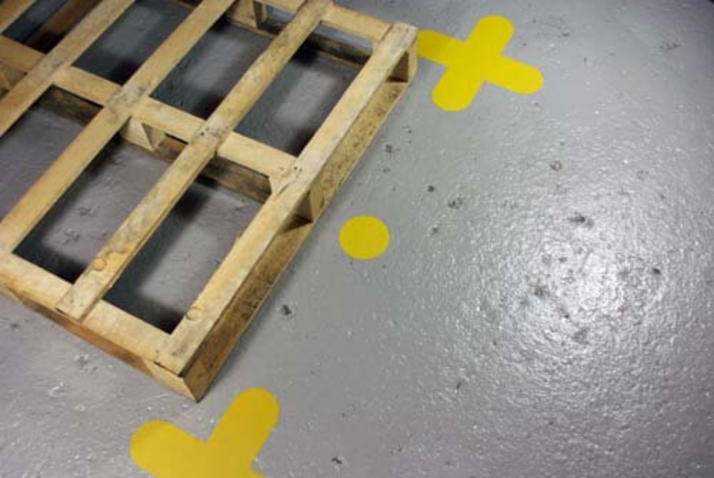 Yellow Pallet Markers from Go Industro