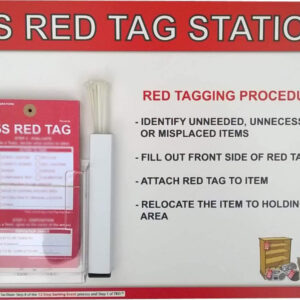 Red Tags for 5S from Go Industro