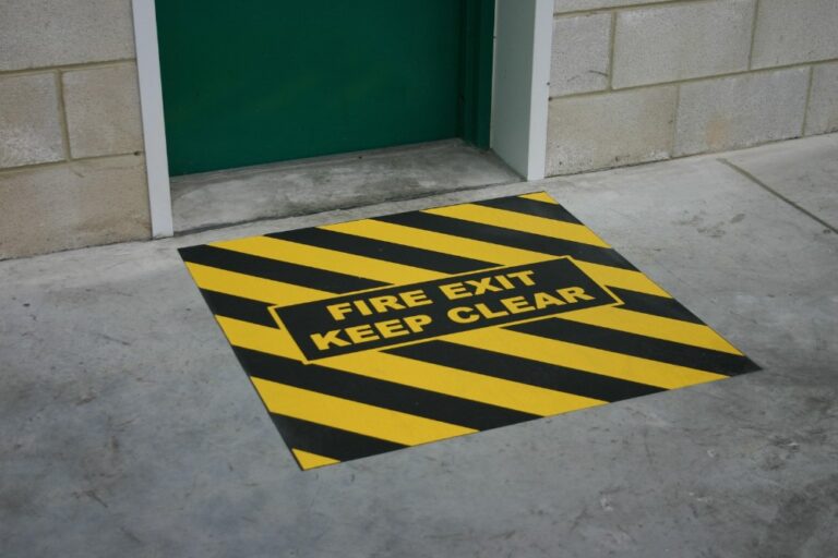 Fire Escape Floor Markings from Go Industro