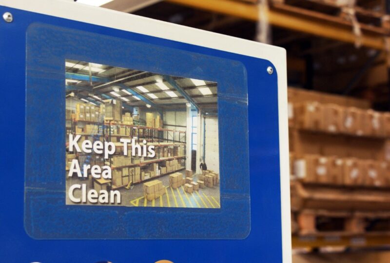 Floor Sign Display from Go Industro