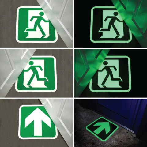Fire Exit Signs Photoluminescent from Go Industro